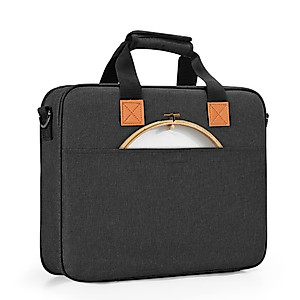 LUXJA Embroidery Project Bag, Embroidery Kits Storage Bag (Bag Only), Black