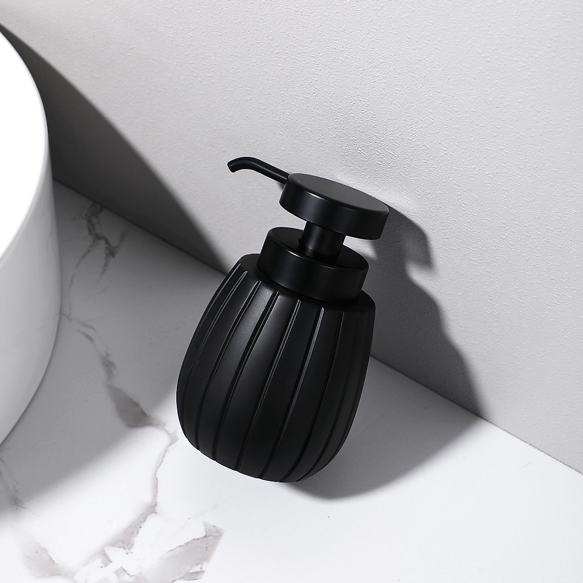 GalDal Foaming Hand Soap Dispenser for Bathroom,Black Foam Soap Dispenser 11oz.