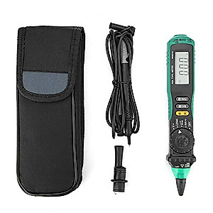 Pen Type Multimeter, Walfront MS8211D Portable LCD Display Digital Pen-Type Multimeter Auto Range AC/DC Non-Contact Voltage Current Resistance Diode Connectivity Detector Tester