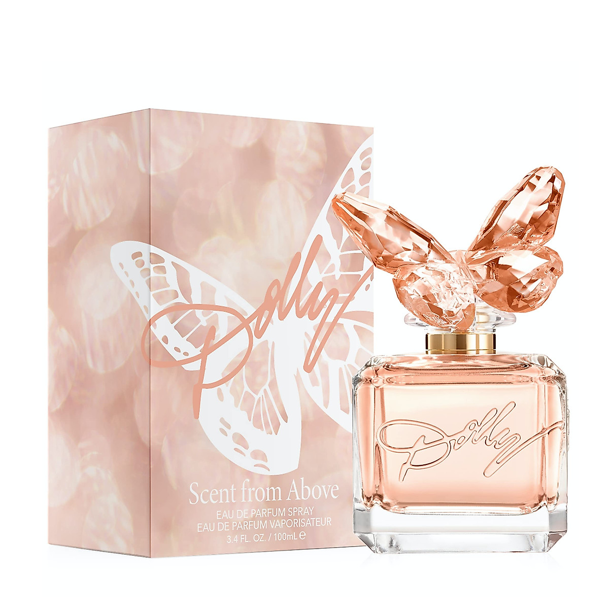 Dolly Parton Scent from Above Perfume - Eau de Parfum Spray for Women - Floral, Fruity, Casual & Feminine Perfume with Notes of Mandarin, Jasmine, and Sandalwood - 3.4 Fl Oz