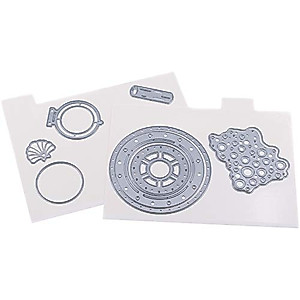 Totally-Tiffany DC5PK Double-Sided Sticky Die Storage Cards (5 Pack), 7.5" by 6", Off White