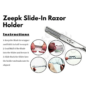 Liberty Supply BARBERO RASURAR NAVAJA CUCHILLA MAQUINILLA DE AFEITAR 10 BLUE ZEEPK USA