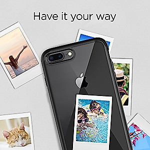 Spigen Ultra Hybrid [2nd Generation] Designed for iPhone 8 Plus Case (2017) / Designed for iPhone 7 Plus Case (2016) - Black