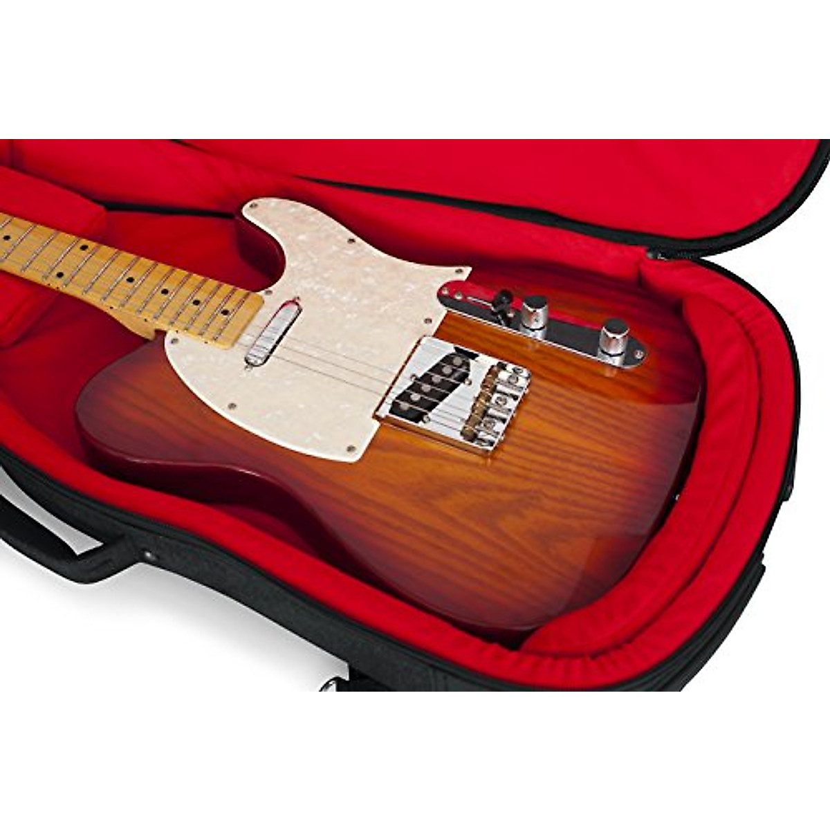 Gator Cases Transit Series Electric Guitar Gig Bag; Charcoal Black Exterior (GT-ELECTRIC-BLK)
