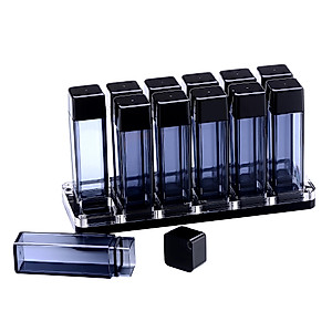 Normcore Single Dose Coffee Bean Storage Containers - 12 Tubes Espresso Bean Cellars with Stand & Hopper - One-Way Exhaust Valve - Capacity 25-28g - Lt Smoke Grey