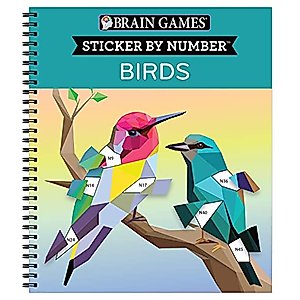 Brain Games - Sticker by Number: Birds
