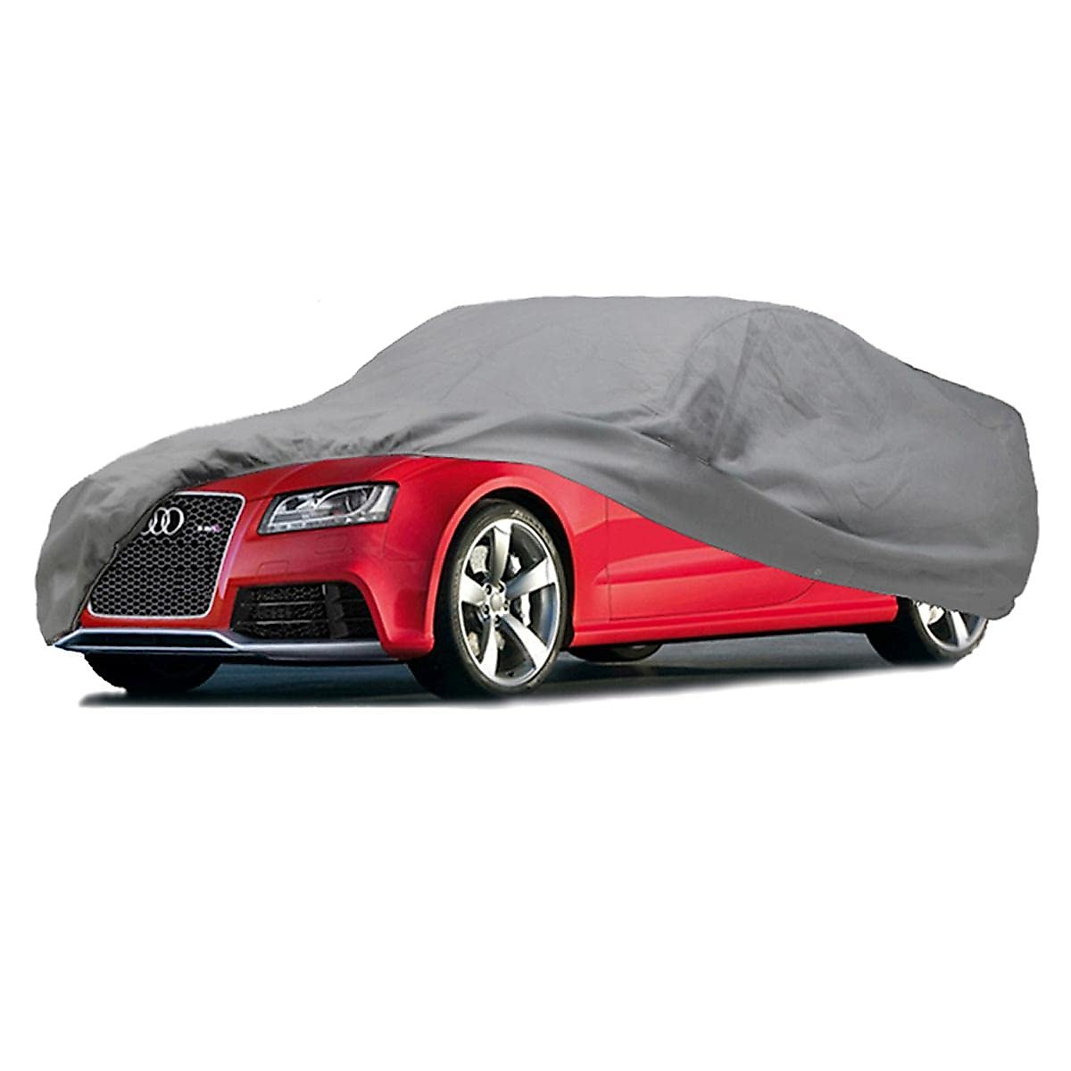 SBU 3 Layer All Weather Car Cover Compatible for Ferrari F-40 Vehicle Model Years 1987-1992 Breathable auto Protection