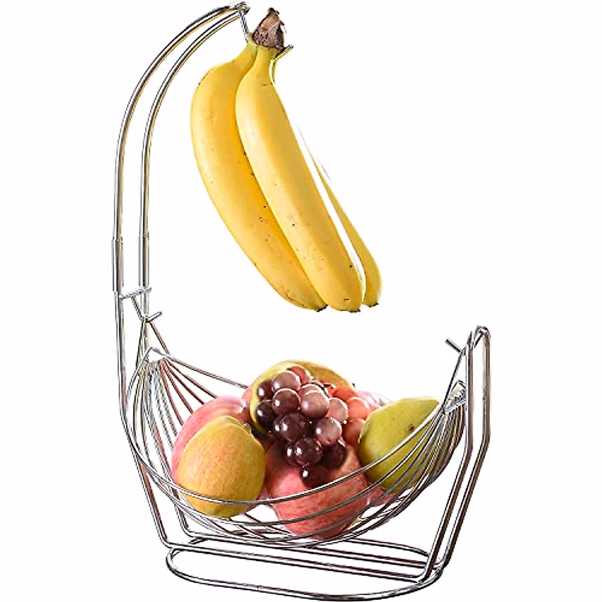 W Home Jiallo Silver Fruit basket with Banana Hanger (Banana_S)
