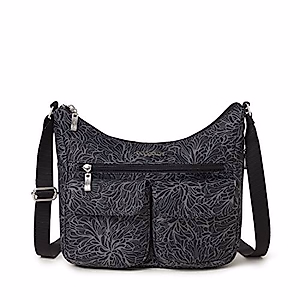 Baggallini womens Small Everywhere Bag, Midnight Blossom, Small US
