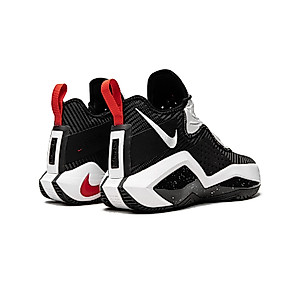 Nike Mens Lebron Soldier XIV 14 Basketball Shoes (Black-White-University Red, 11, Numeric_11)