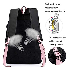 Alikpop USB Backpack Jimin Suga Jin Taehyung V Jungkook Korean Casual Backpack Daypack Laptop Bag College Bag Book Bag School Bag