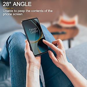 Lokyoo 2 Pack Privacy Screen Protector for Oneplus Nord N30 5G [Anti-Spy Tempered Glass], Ultra HD, Anti-Scratch, Bubble-Free, Easy Install 9H Protective Glass for Nord N30
