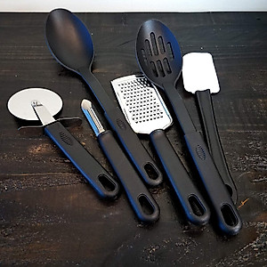 Gibson Home Prepare and Serve Combo, 20 Piece Set, Black