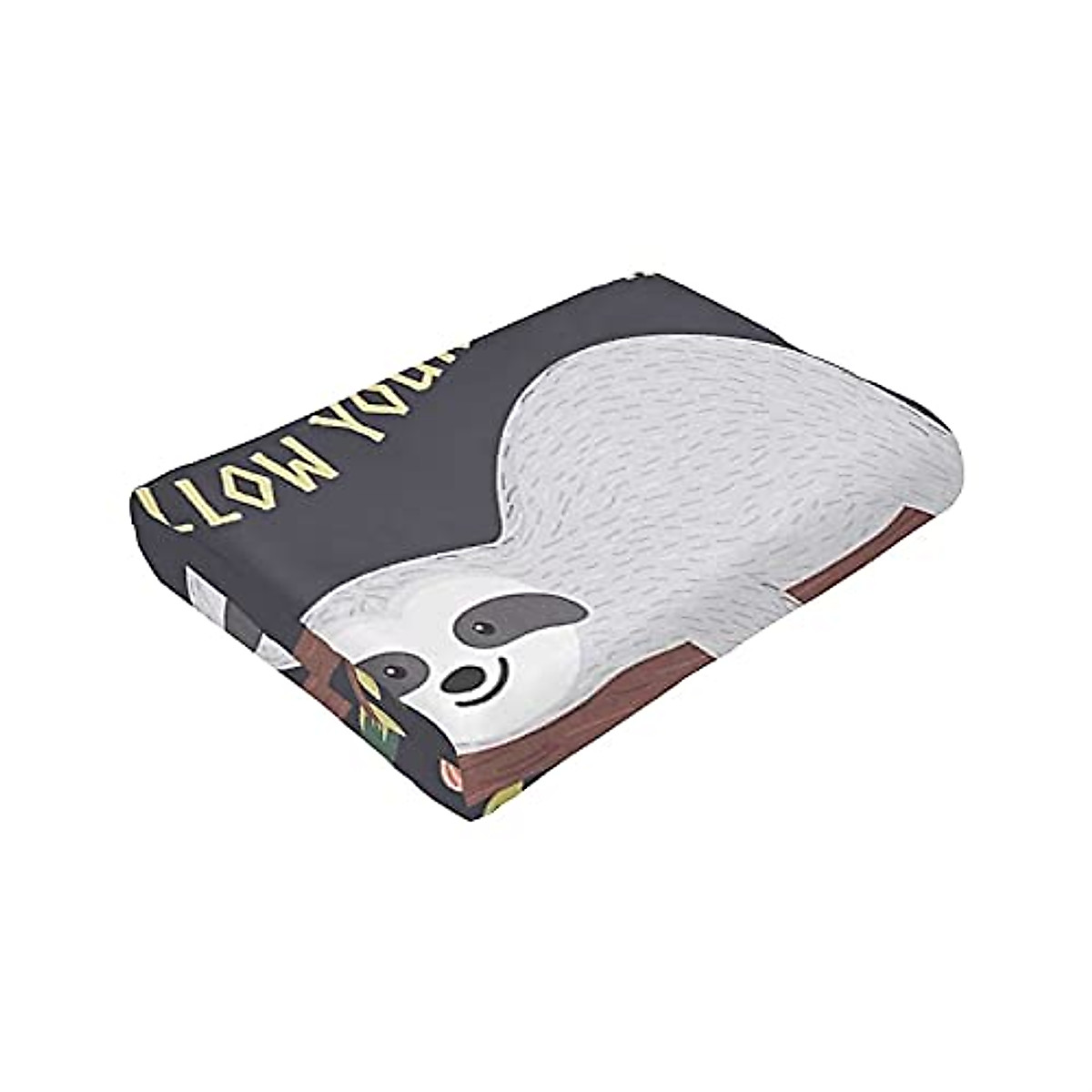UHANKRU Sloth Blanket 60 inx50 in Animal Blanket Ultra Soft Flannel Throw Blankets for Couch Bedroom for Kids Adults, DestroyFungal