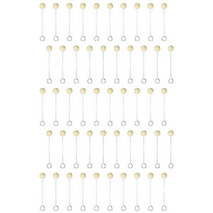 (50 Pack) Wool Daubers Leather Dye Leather Tool Wool Balls Brush Leathercraft Tools and Supplies Leather Crafting Tools Leather Craft Sponge Daubers with Metal Handle for DIY