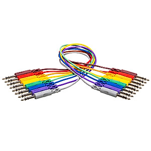 Hosa CSS-890 1/4" TRS to Same Balanced Patch Cables, 3 Feet