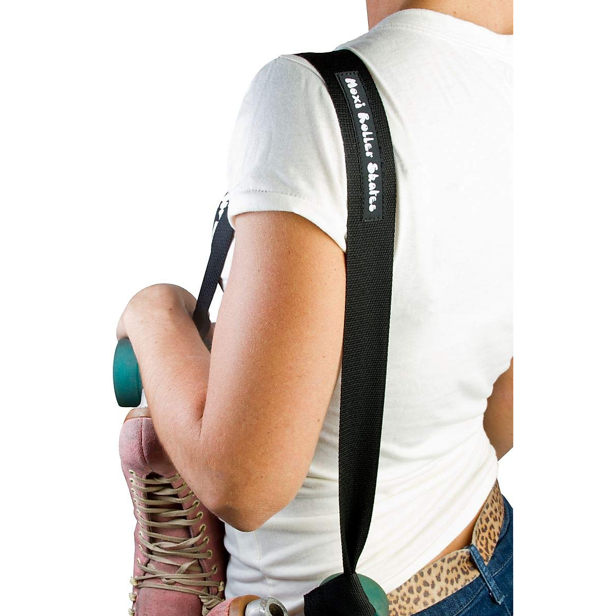 Moxi Skates - Roller Skate Leash - Fashionable Transport Strap for Skates | Black