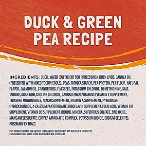 Natural Balance Limited Ingredient Adult Grain-Free Wet Canned Cat Food, Duck & Green Pea Recipe, 5.5 Ounce (Pack of 24)