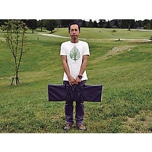 Snow Peak Single Action Table Low, LV-100TR, Designed in Japan, Made of Laminated Bamboo, for Indoor Outdoor Use, Lifetime Product Guarantee