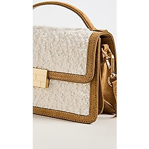 FRAME Women's Le Signature Small Top Handle Bag, Off White Multi, One Size