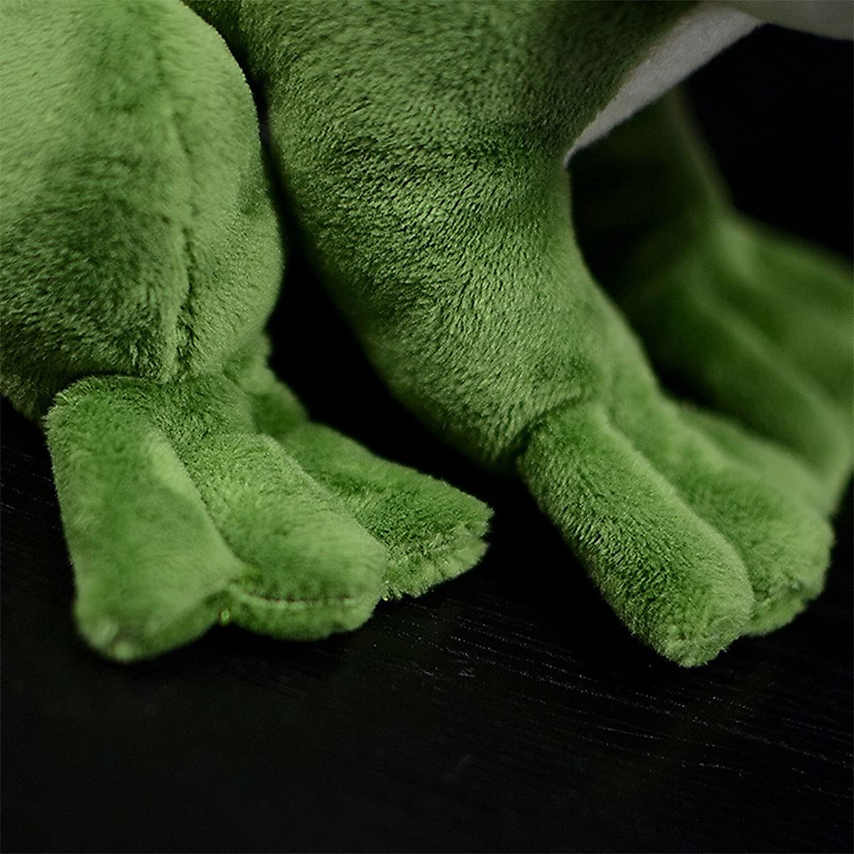 Nohito Kawaii Realistic Frog Plush Toy Simulation Green Frog Stuffed Animal Lifelike Amphibian Reptilian Plushie Pillow Toys Home Decoration 6.2" Long (Green Frog)