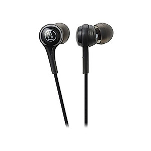 Audio-Technica ATH-CK200BTBK Bluetooth Wireless In-Ear Headphones with In-Line Mic & Control, Black