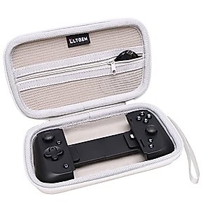 LTGEM EVA Hard Case for Razer Kishi V2 Mobile Gaming Controller - Travel Protective Carrying Storage Bag (White)
