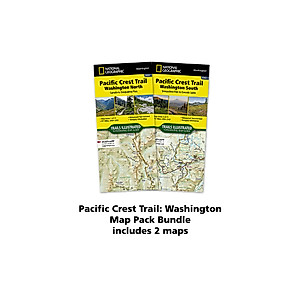Pacific Crest Trail: Washington [Map Pack Bundle] (National Geographic Trails Illustrated Map)