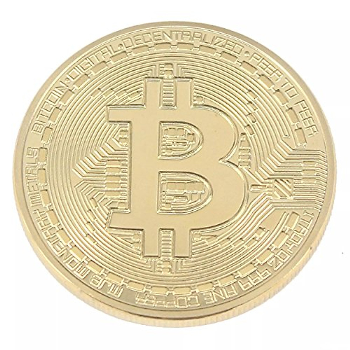 Bitcoin Challenge Coin Deluxe Collector's Set Featuring The Limited Edition Original Commemorative Tokens - 2 Pcs with Random Color and Design