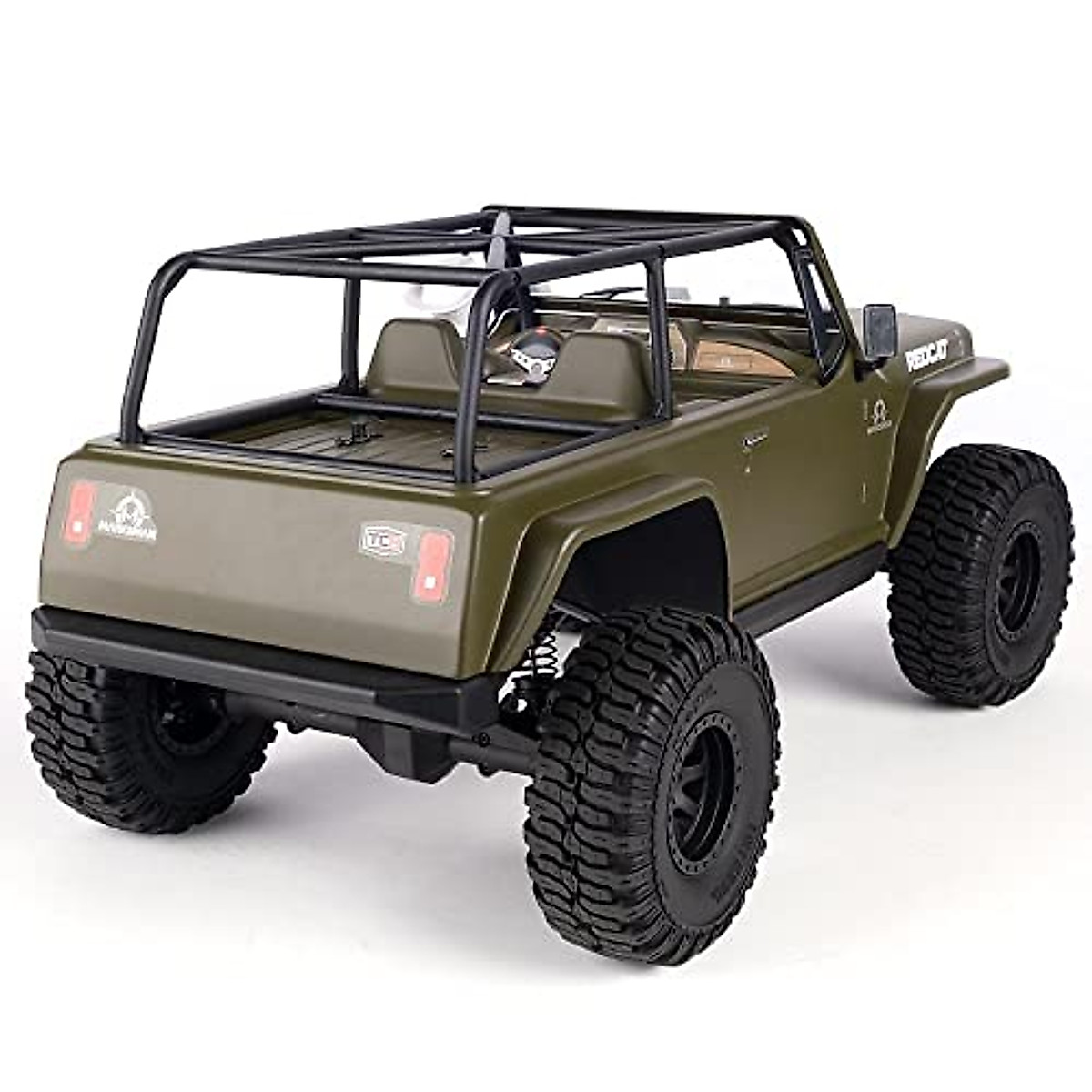 Redcat Racing TC8 Marksman RC Crawler – 1/8 Scale Brushed Electric Trail Crawler Off Road Rock Crawler RC Truck – 2.4Ghz Radio Controlled Waterproof Off Road Car – Great for All Terrain – Green