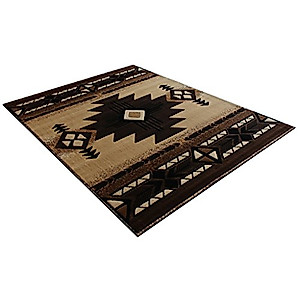 South West Native American Area Rug 5 Feet X 7 Feet Berber Design C318