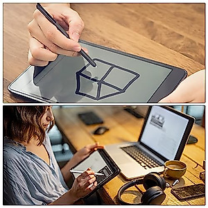 MECCANIXITY Stylus Pens for Touch Screens Magnetic 2 Fine Point Disc Universal Capacitive Pen Sensitivity for All Capacitive Touch Screen, Purple