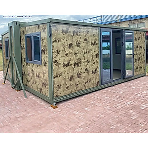 Prefabricated Mini Portable Modular Container Home for Winter Prefab Expandable Small House Tiny Villa with Toilet