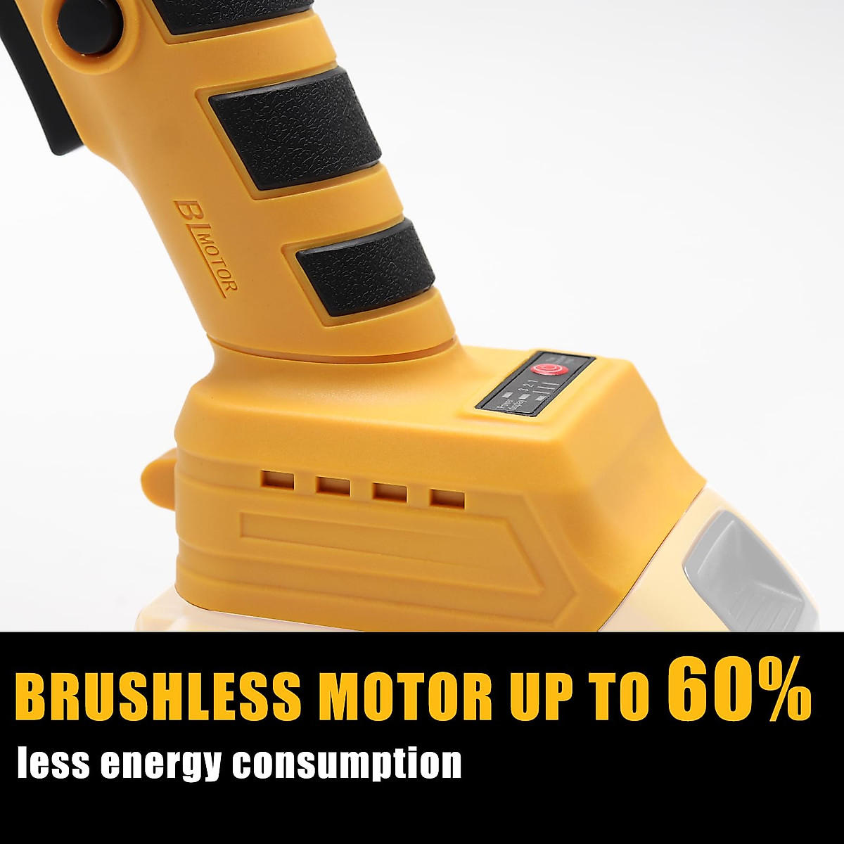 Angle Grinder Compatible with DeWalt 20V MAX Battery, Cordless Angle Grinder, 7000 RPM Brushless Motor, 3 PCS 4-1/2" Blades for Cutting, Griding, Polishing, etc. (Battery NOT Included)