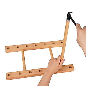 YIVIVEN Art Storage Rack with Wheels, Artwork Storage, Art Drying Rack, Art Canvas Storage, Drawing Board Storage Rack, Frame, Panel, Art Storage Organizer(11.8"x21.6"x19.5")