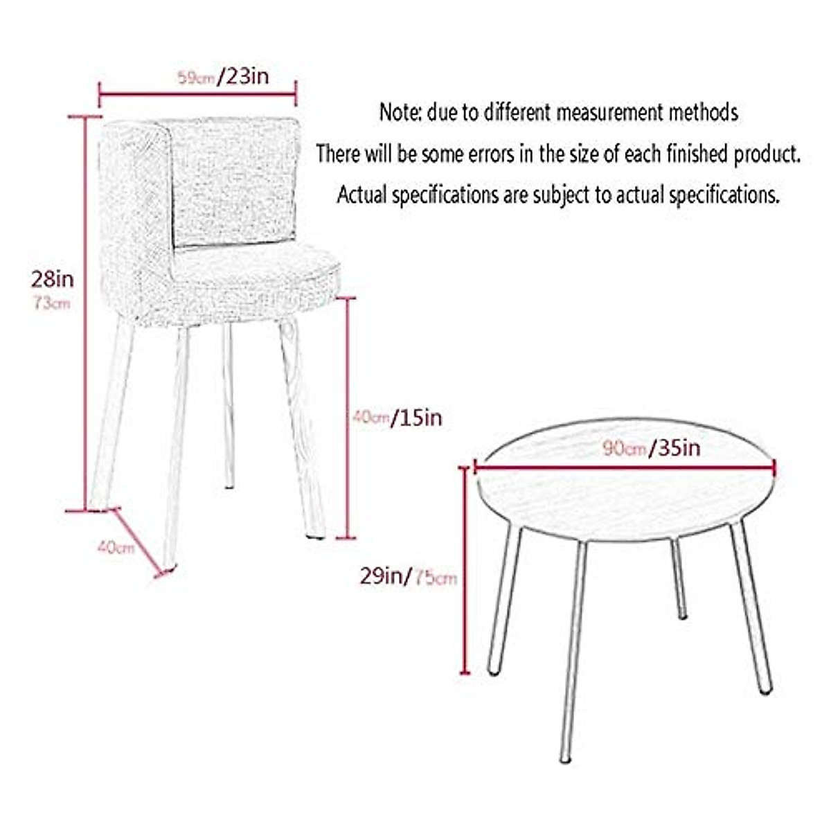 Office Business Hotel Lobby Dining Table Set, Office Table and Chair Set Reception Room Table, Office Reception Round Table Simple Kitchen Dining Table 90cm1 Table 4 Chairs Living Room Table and Chair