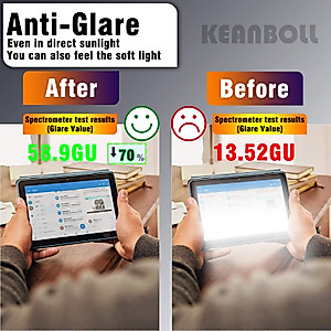 KEANBOLL 3-Pack Anti Glare Screen Protector for All-New Amazon Fire HD 10/Fire HD 10 Plus 10.1 Tablet (2023-2021 Release,13th-11th Generation),Eye Protection&Anti Glare&Anti Fingerprint Filter