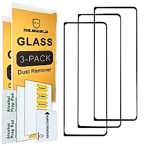 Mr.Shield [3-Pack] Screen Protector For Samsung Galaxy Z Fold 5 [Front Screen] [Full Cover] [Tempered Glass] [Japan Glass with 9H Hardness] Screen Protector with Lifetime Replacement