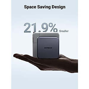 UGREEN 140W USB C Charger, Mac Book Pro Charger Foldable Nexode PD3.1 PPS 3-Port Fast GaN Laptop Wall Charger Power Adapter Compatible with MacBook Pro 16'', Dell XPS, Chromebook (with 240W Cable)