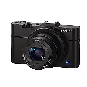 Sony RX100 II 20.2 MP Premium Compact Digital Camera w/ 1-inch Sensor, MI (Multi-Interface) Shoe and tilt LCD Screen (DSCRX100M2/B)