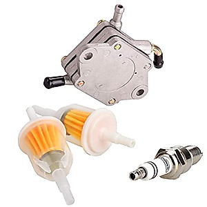 10L0L Golf Cart Fuel Pump Impulse Kit for Club Car DS Precedent 1984-up Gas with 290FE 350FE Kawasaki Engine, Replace OEM 1014523 1014524 S 5136 FP002