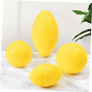 NOLITOY Animal Chewing Toy Dog Grinding Toys Rugby Toys for Football Toys Pet Molar Toys 2pcs Squeaky Shaped Toys