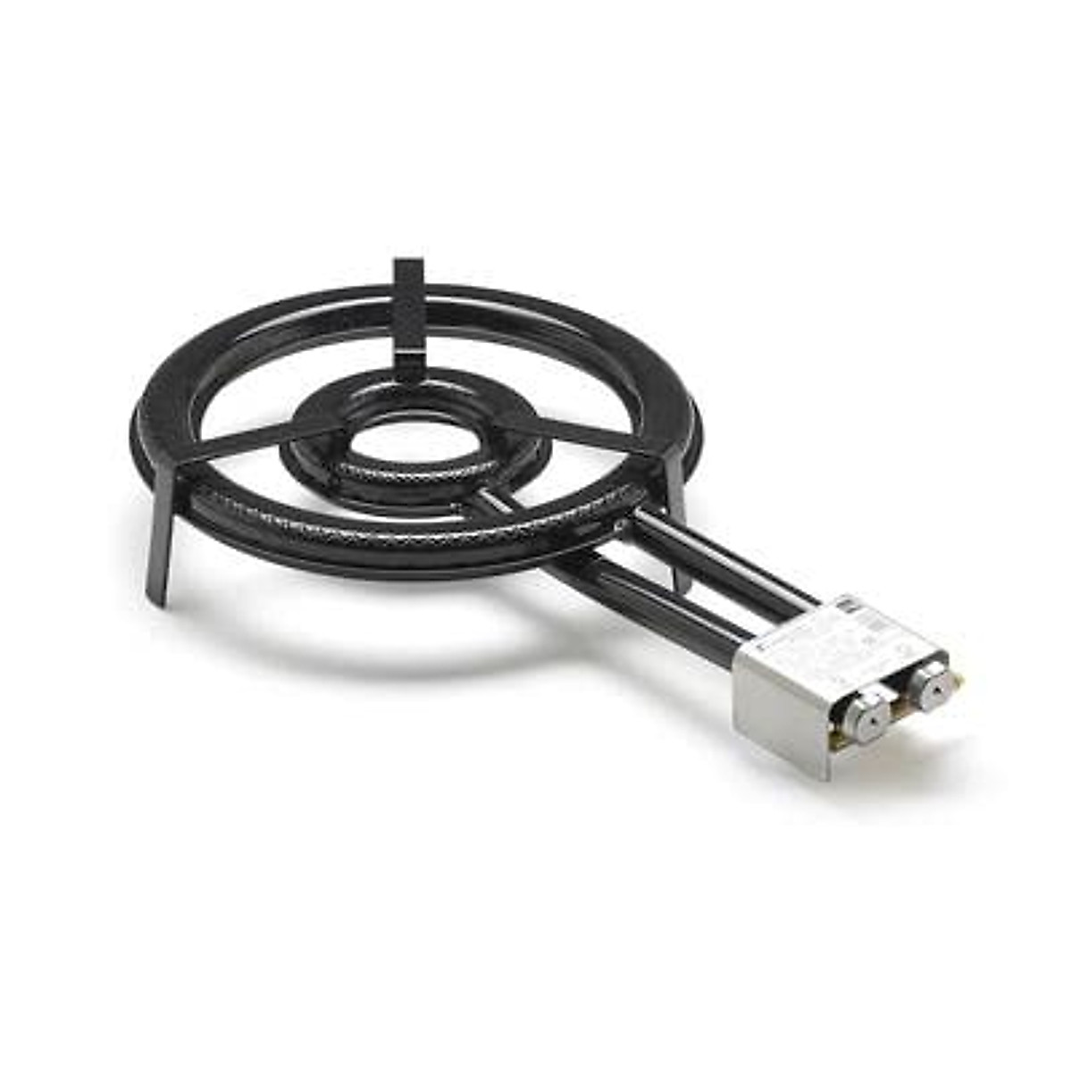 Flames VLC Professional 2 Ring Paella Gas Burner - Outdoor - T-380 with long adjustable legs by Castevia Imports