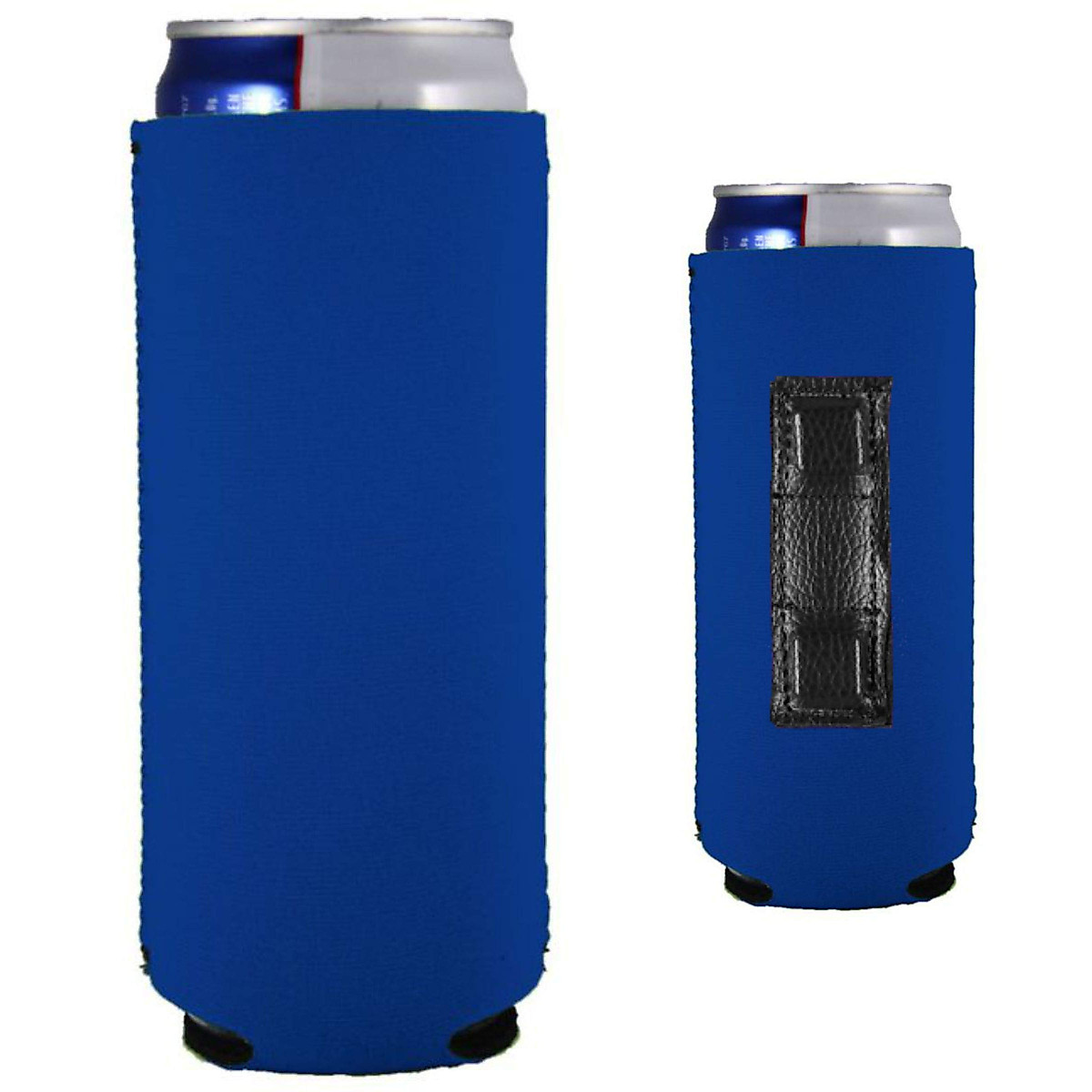 Blank Magnetic Slim Can Coolie (Royal Blue, 2 Pack)
