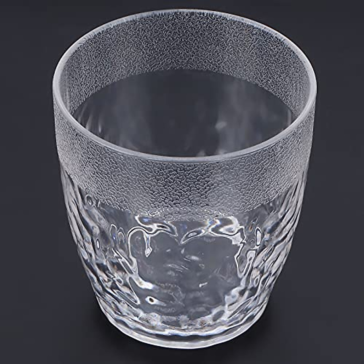 MANMAOHE 300ml Plastic Tumblers Plastic Glasses Unbreakable Plastic Cups Plastic Drinking Glasses Tumbler for Party Kitchen Home Party(Transparent)