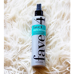 fave4 hair Dearly Detangled Leave In Conditioner & Detangler Spray, Silicone Free, 7.2 fl oz