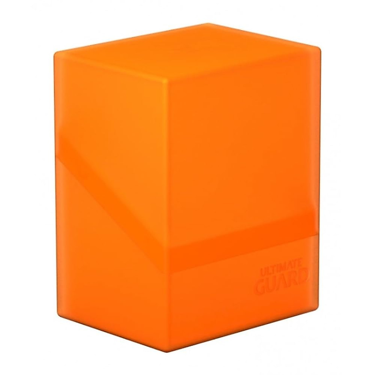 Ultimate Guard Boulder 80+, Deck Case for 80 Double-Sleeved TCG Cards, Poppy Topaz, Secure & Durable Storage for Trading Card Games, Soft-Touch Finish