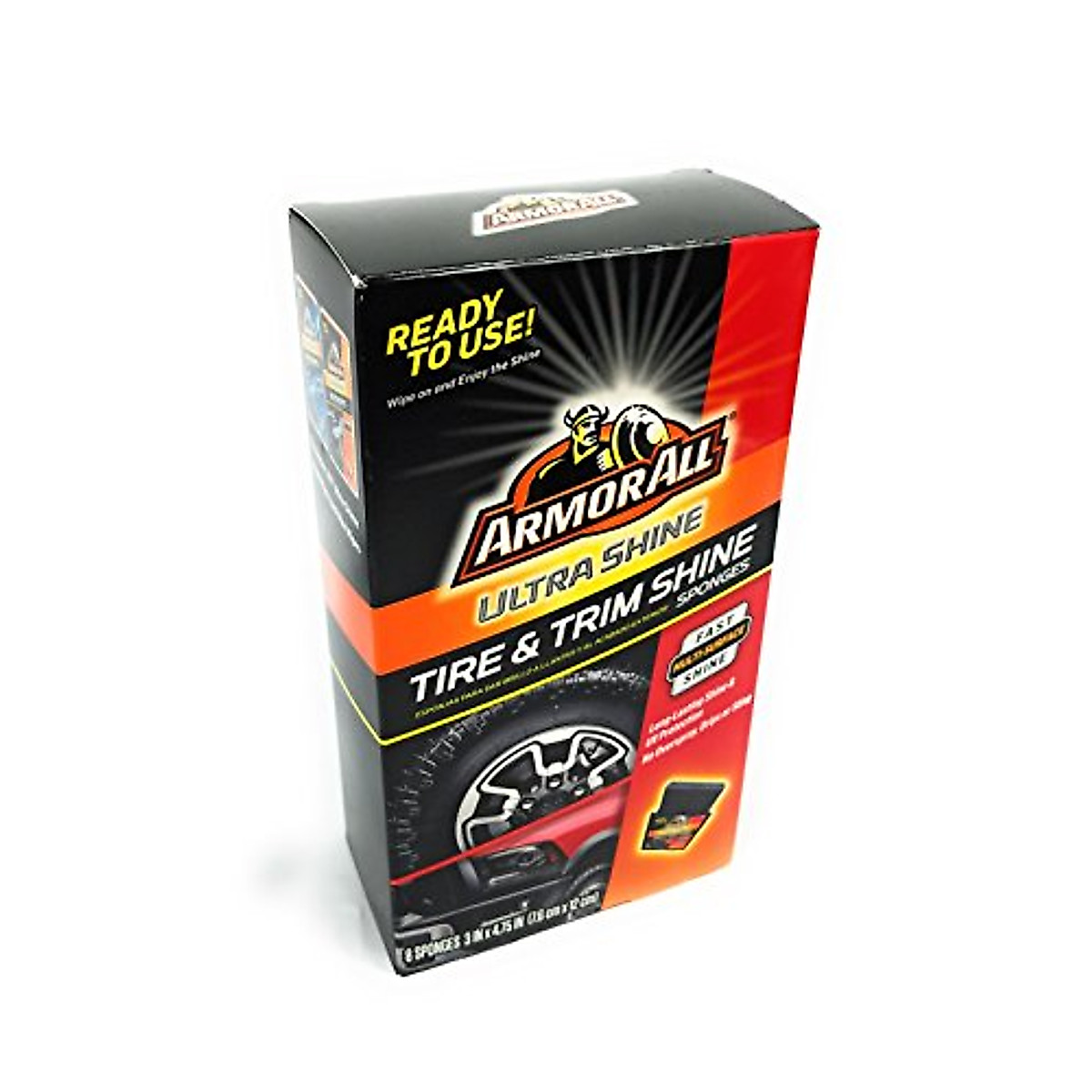 Armor All Ultra Shine Tire & Trim Shine Sponges (8 Sponges) in 1 Box