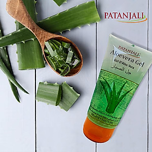Patanjali Aloe Vera Gel 150ml - Saundarya Moisturizer for Oily Skin, with Vitamin E