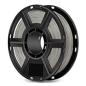 FLASHFORGE D-Series ABS 3D Printer Filament, 1.75mm (Silver), 0.5kg Spool (1.1lbs), Guaranteed Fresh, Dimensional Accuracy +/- 0.02mm, Tangle-Free, Fits Most FDM Printers [Risk-Free]